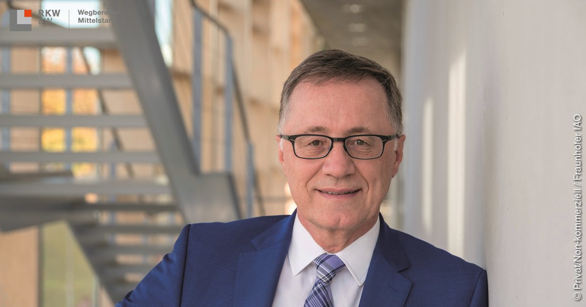 Aufgeschlossen sein für Neues - Interview mit Professor Dr.-Ing ...